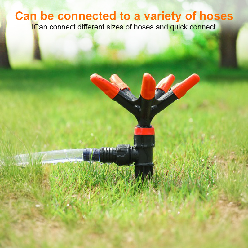 Garden Sprinkler 360° Rotary Automatic agricultural lawn farm plant ...