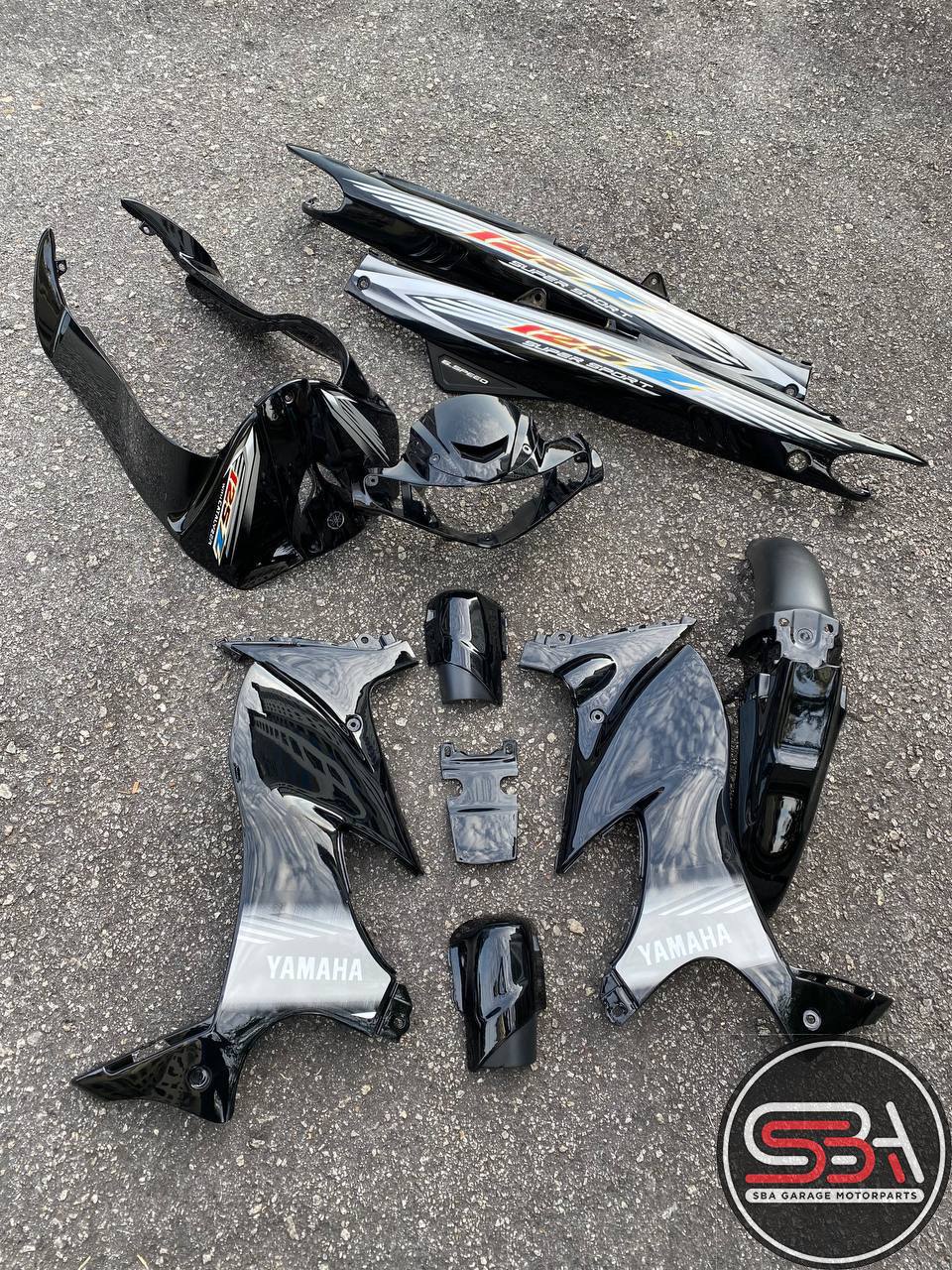 COVERSET ORIGINAL HLY HONG LEONG YAMAHA 125z 125zr MERAH BIRU HITAM ...