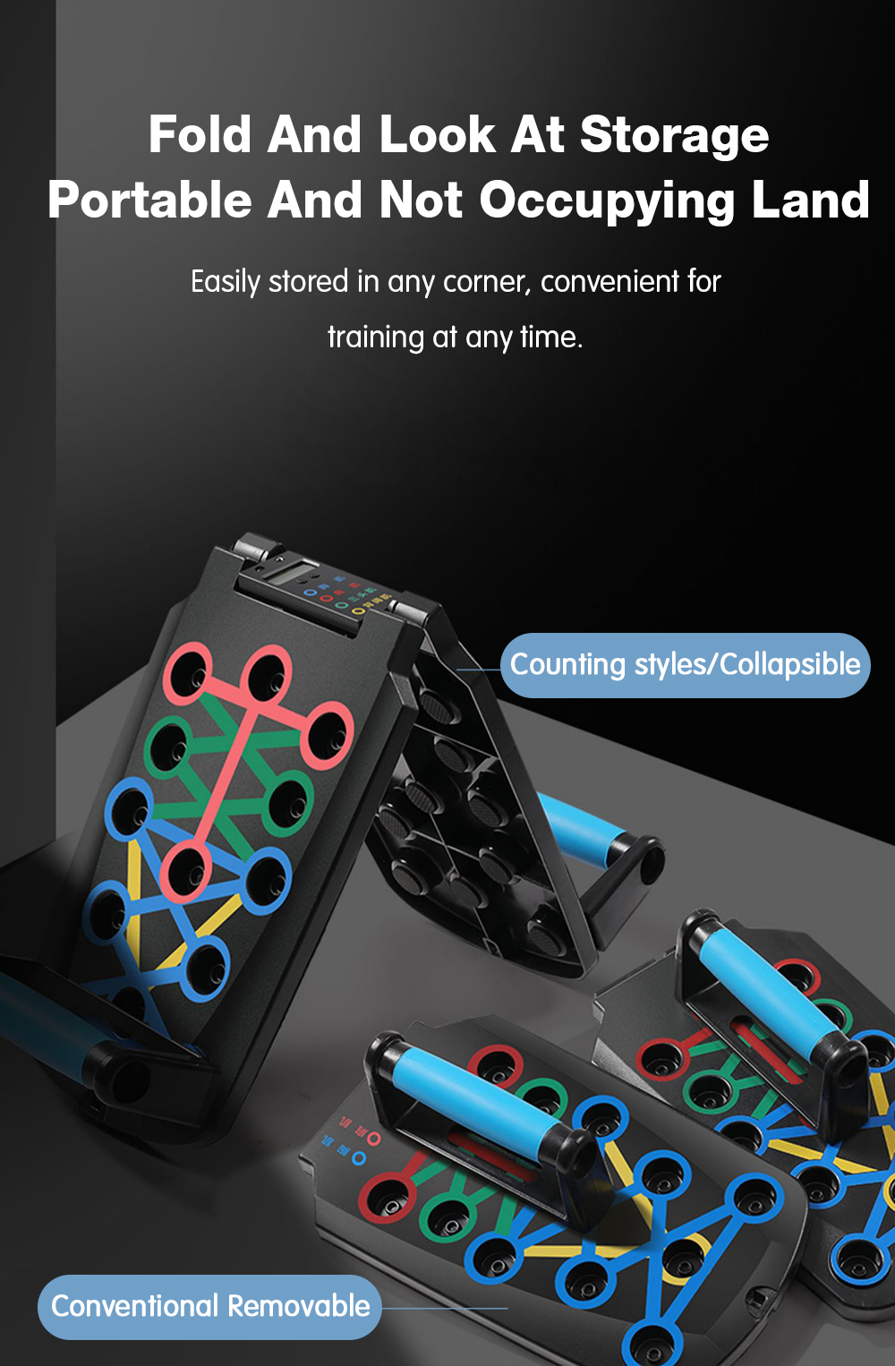 🔥Ready Stock🔥Multi-Function Push-up Training Board Push-up Board Chest ...