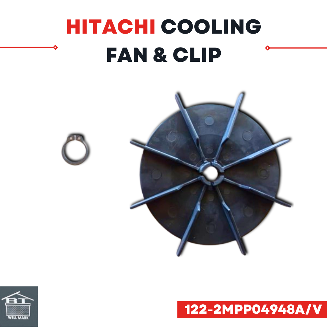 HITACHI COOLING FAN & CLIP FOR HITACHI WATER PUMP | Shopee Malaysia