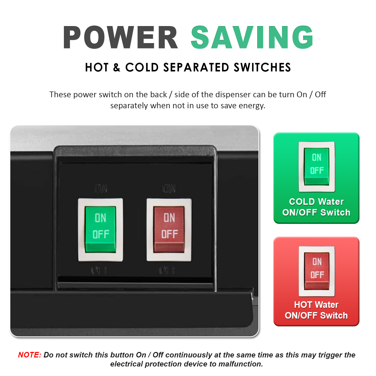 I-TECH Hot Normal Cold Tabletop Water Dispenser Penapis Air D17 ...