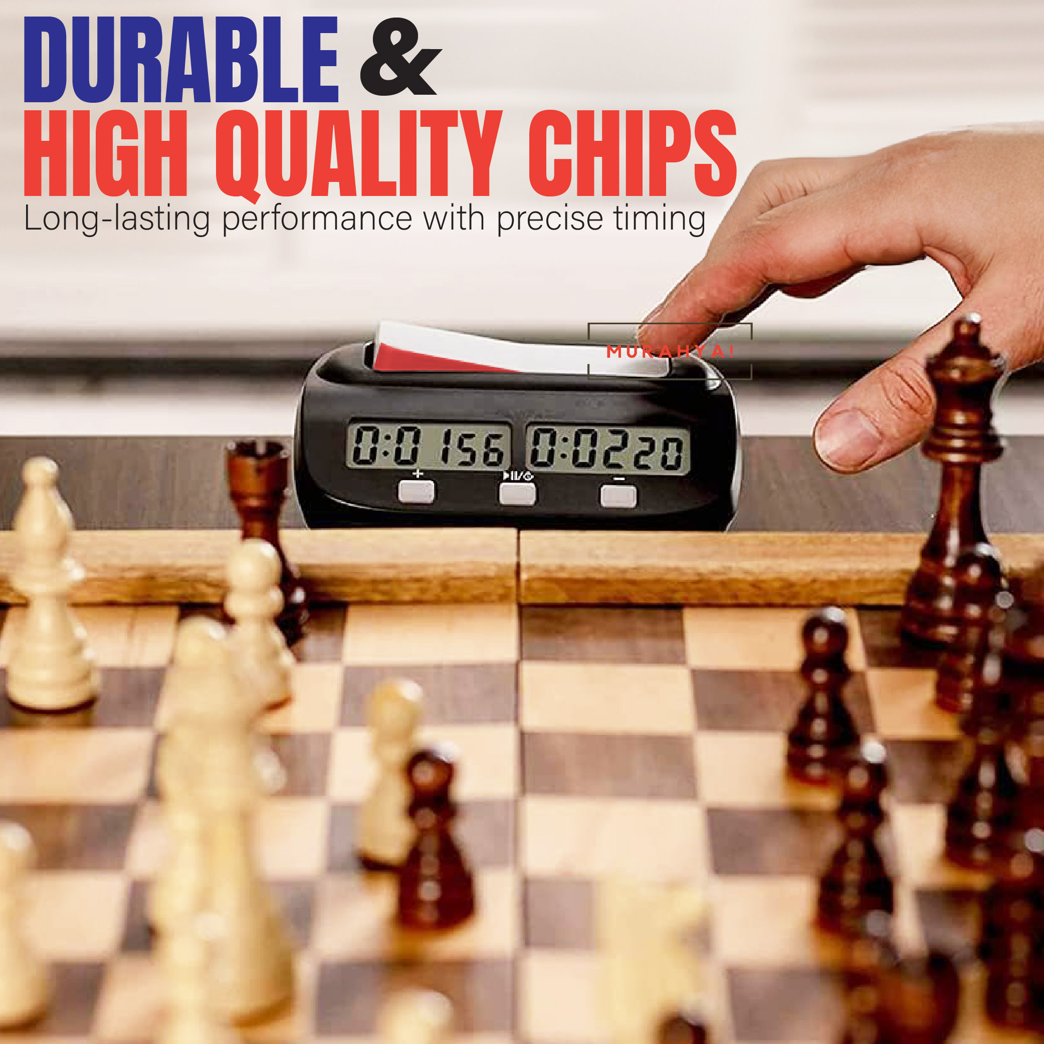 Chess Clock Timer Jam Catur Multifunctional Digital Count Down Count Up ...