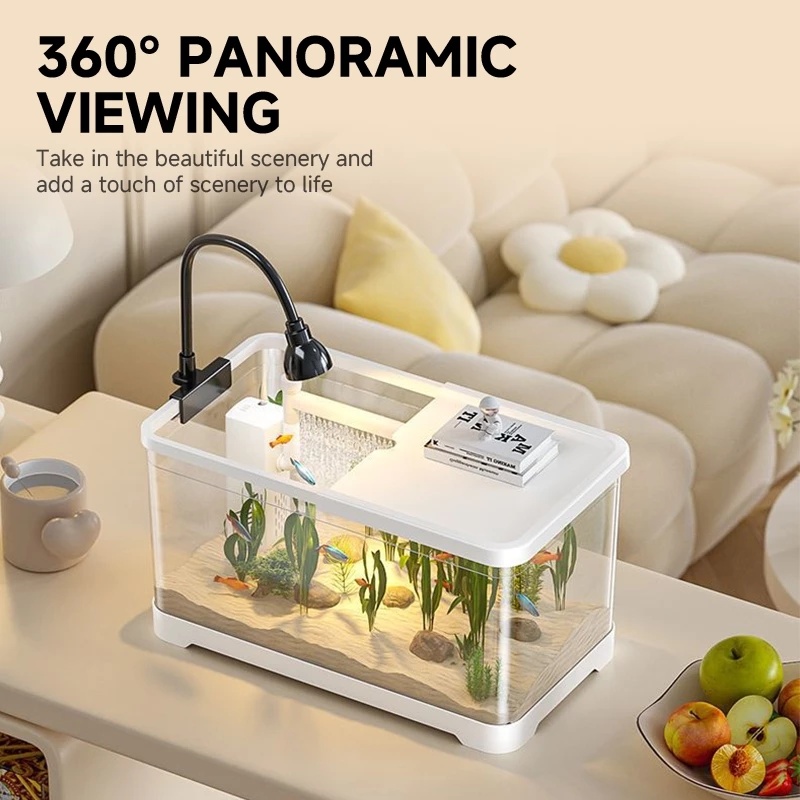 🇲🇾Ready Stock💥360 ° panoramic 4K HD fish tank environmental design home ...