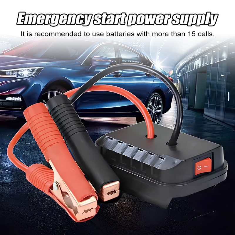 Car Jumper Portable Car Jump Starter Double USB Lithium Emergency ...