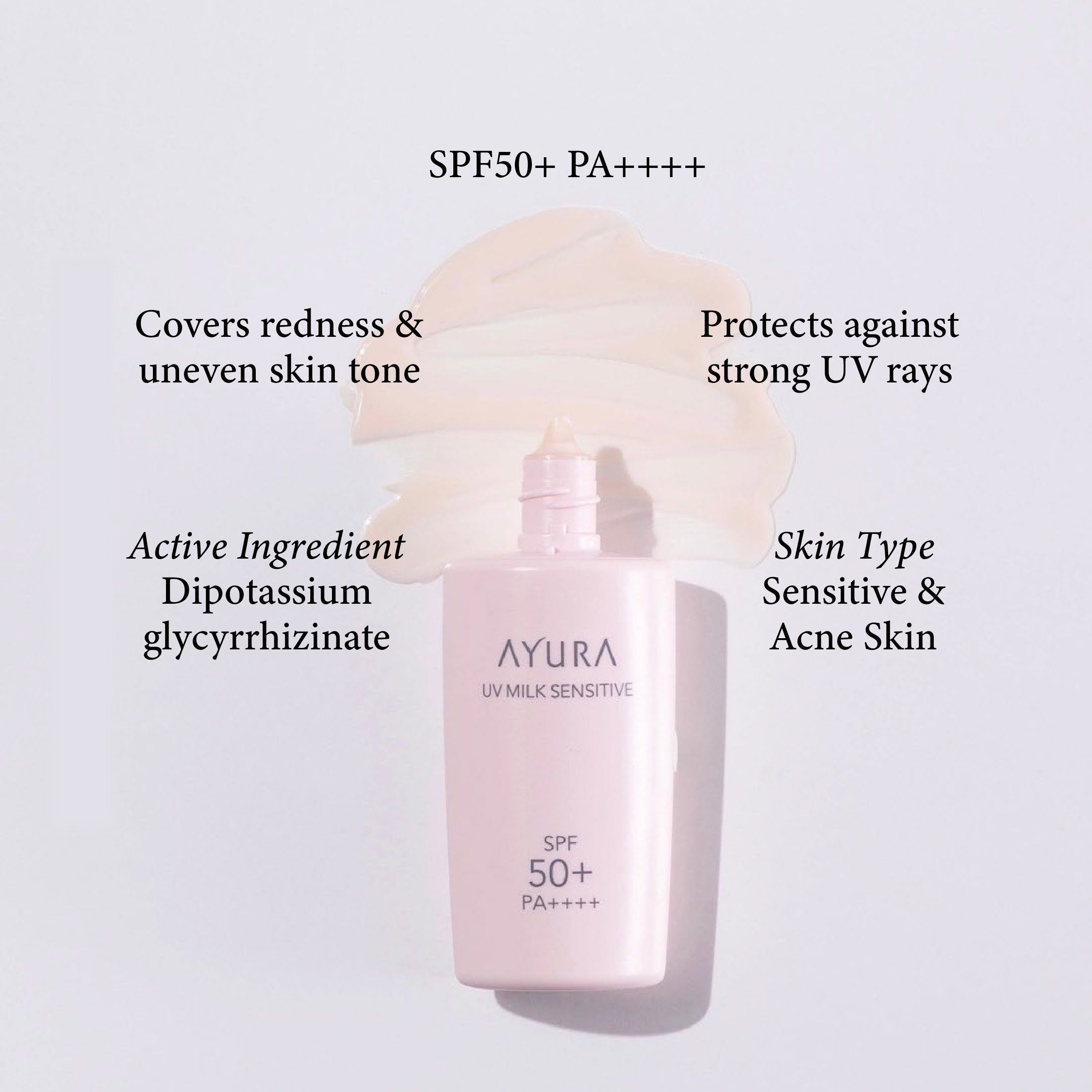 AYURA UV MILK SENSITIVE 50ML | Shopee Malaysia