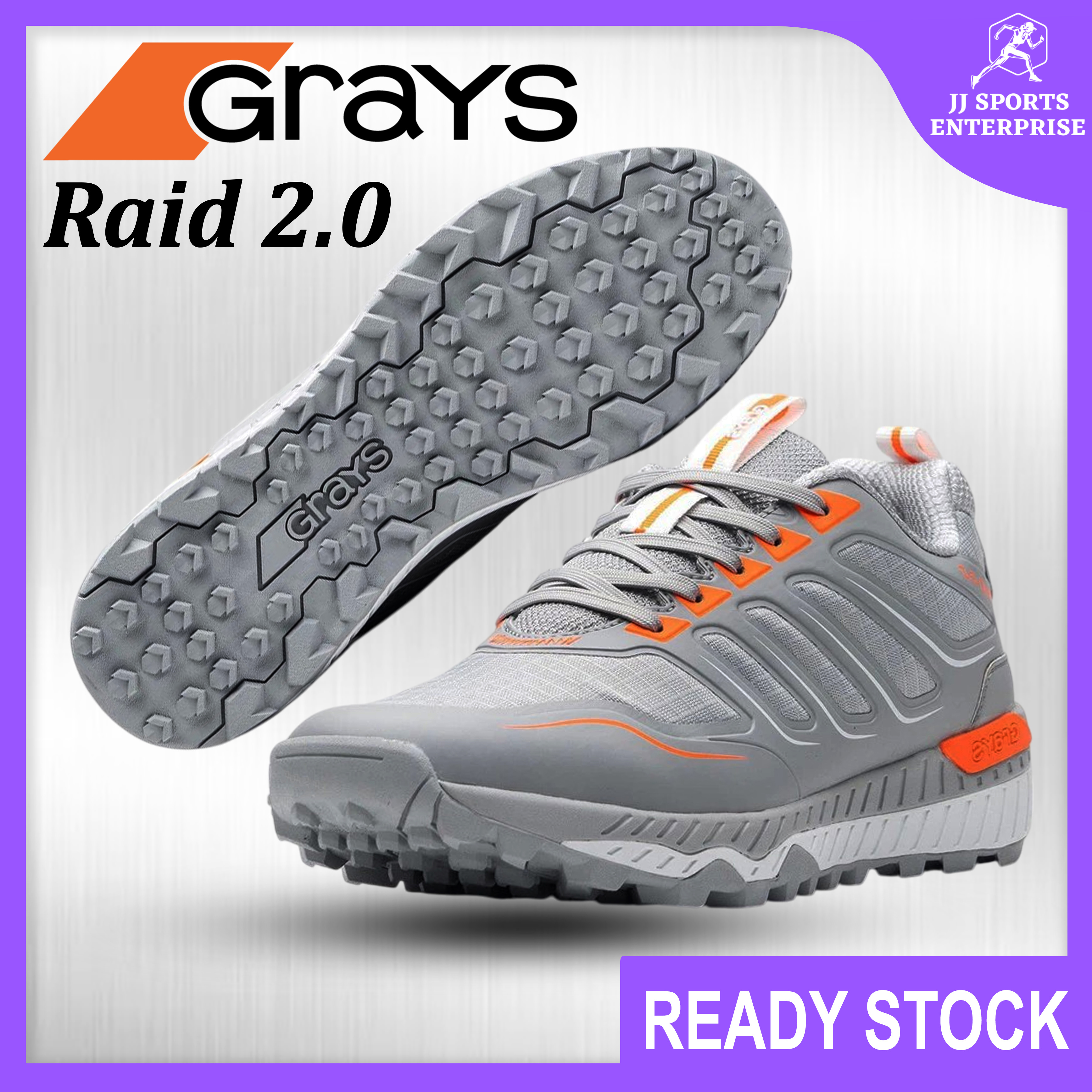 Grays Raid 2.0 Hockey Shoes Kasut Hoki Turf Shoe Grays Hockey Shoe ...