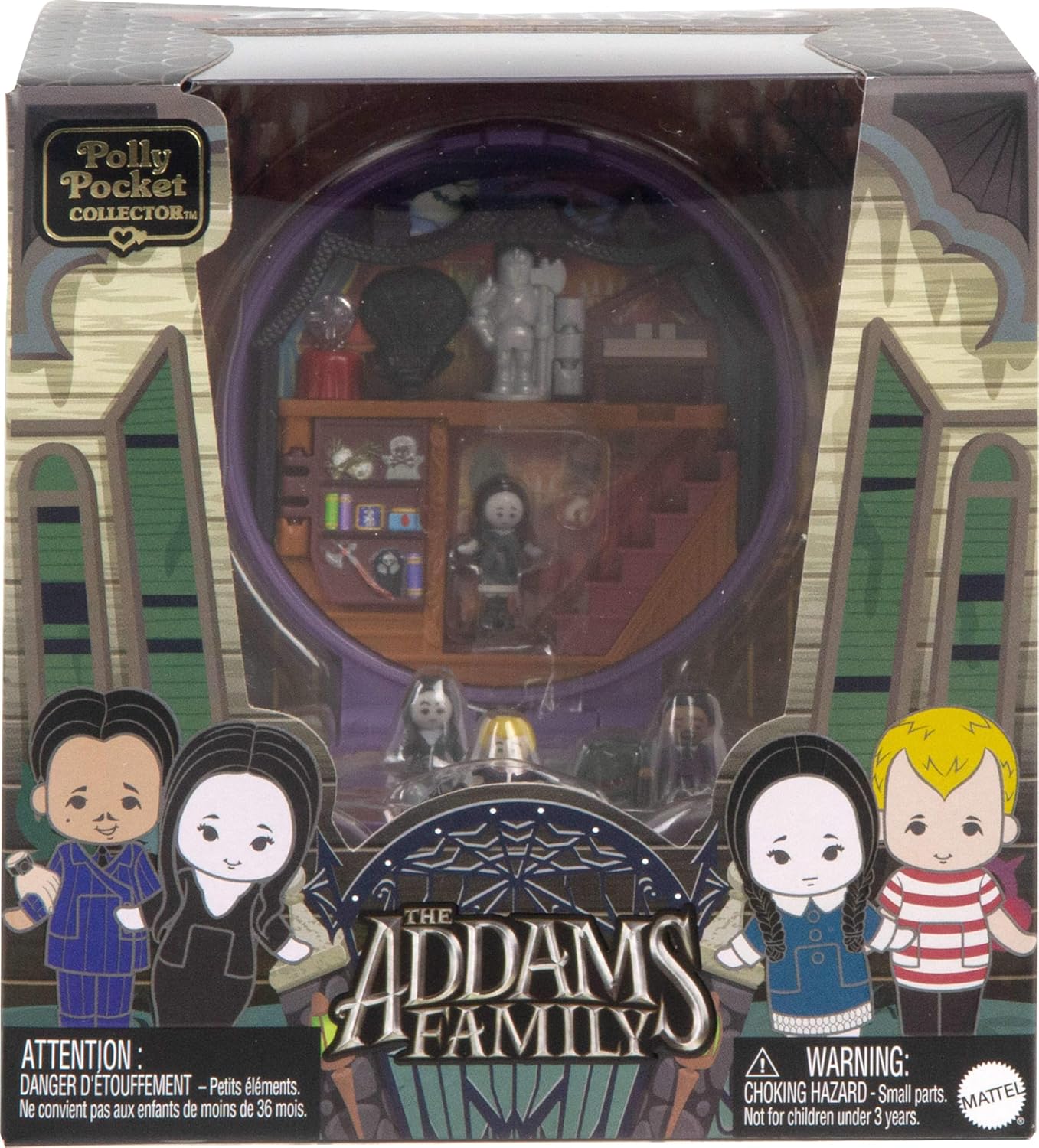 Polly Pocket Collector The Addams Family Compact, Special Edition Dolls ...