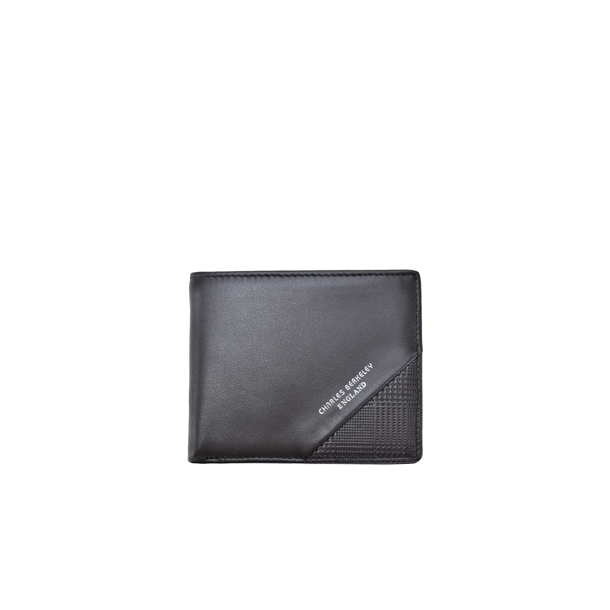 Charles Berkeley ELLIOT-EX Genuine Cow Leather Slim Wallet Tri-fold ...