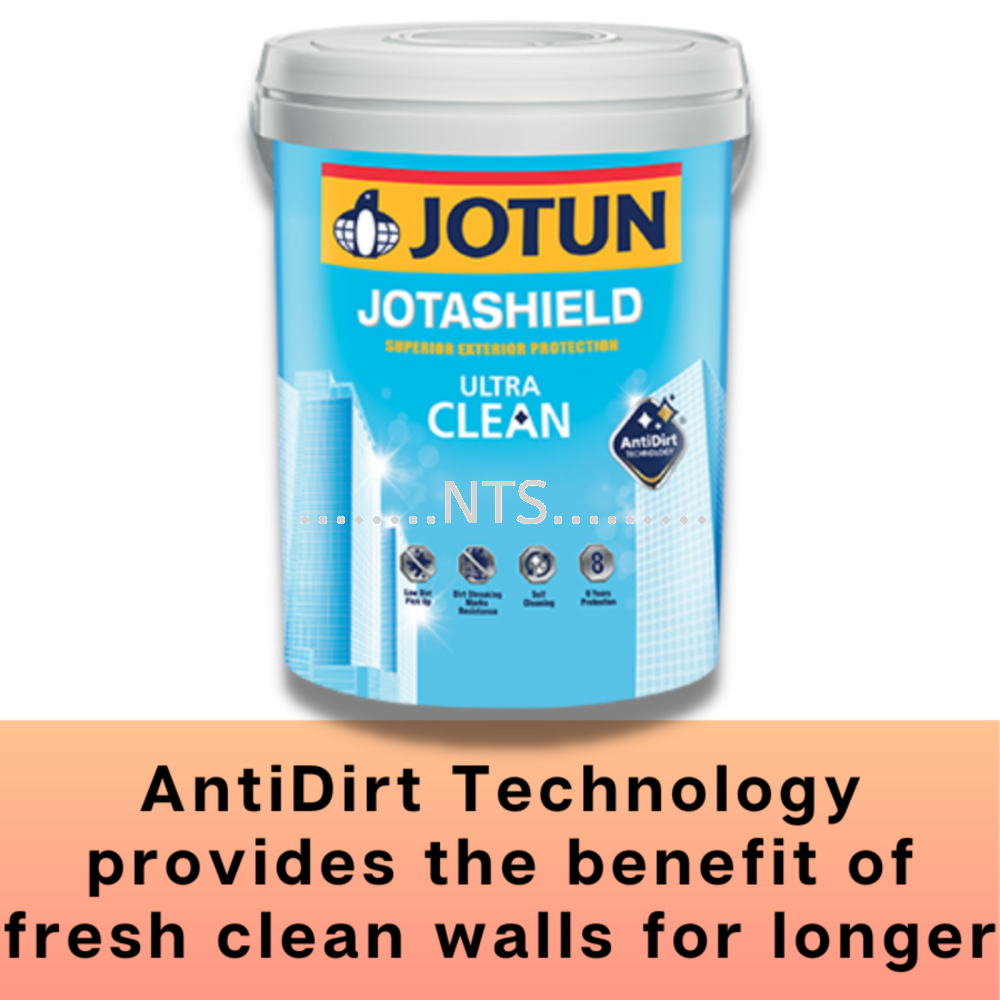 5L JOTUN Jotashield Ultra Clean Exterior Weather Wall Self Clean ...