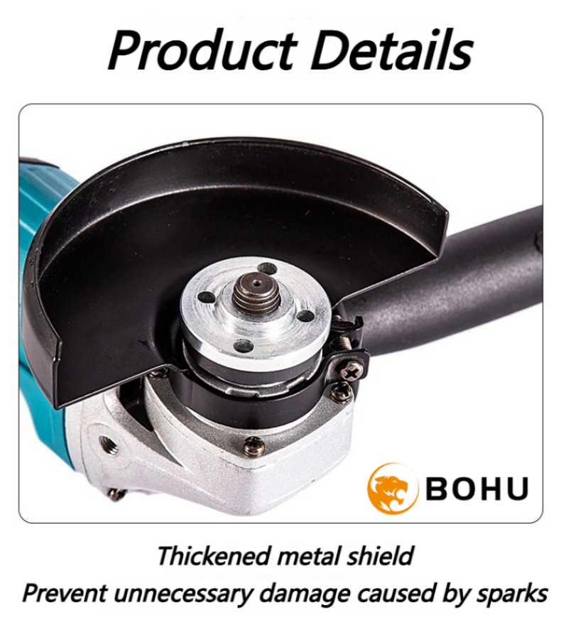 BOHU Cordless Angle Grinder Electric Brushless Grinder 100mm Cutting ...