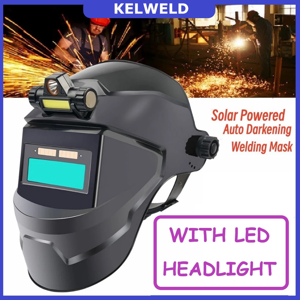 Solar Automatic Auto Darkening Welding Shield Helmet Mask Cap Eye ...