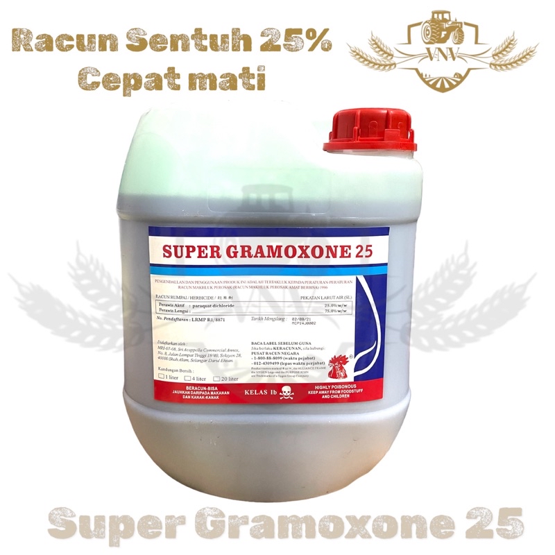 20L Racun sentuh 25%|Racun Lalang&Rumput | Shopee Malaysia