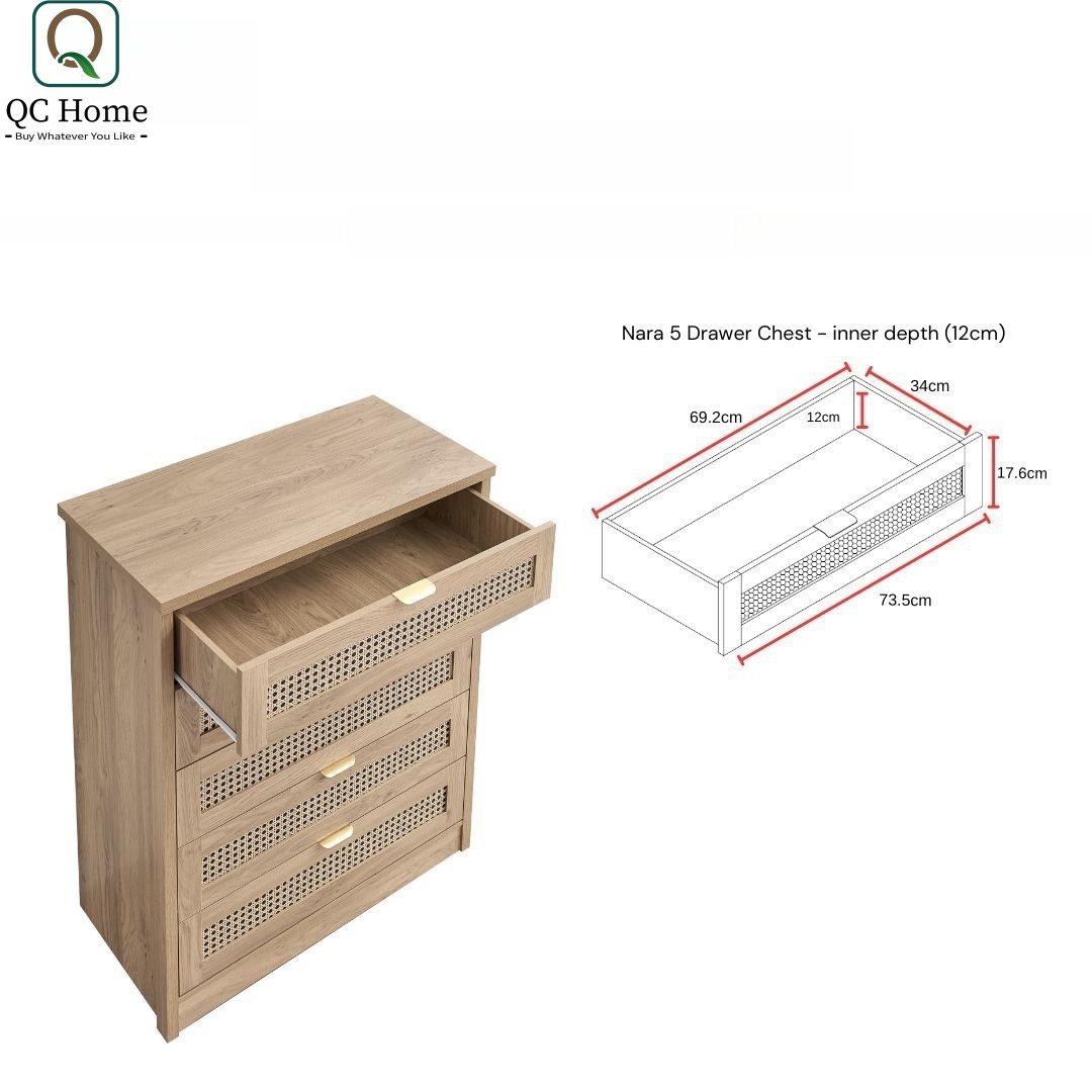Almari laci | Chest Drawer | Kabinet Laci | Wardrobe Almari Baju | Muji ...