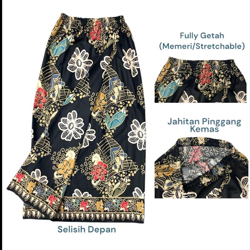 YASNA BUDAK - Kain Batik Getah Budak Perempuan [Corak Random] | Shopee ...