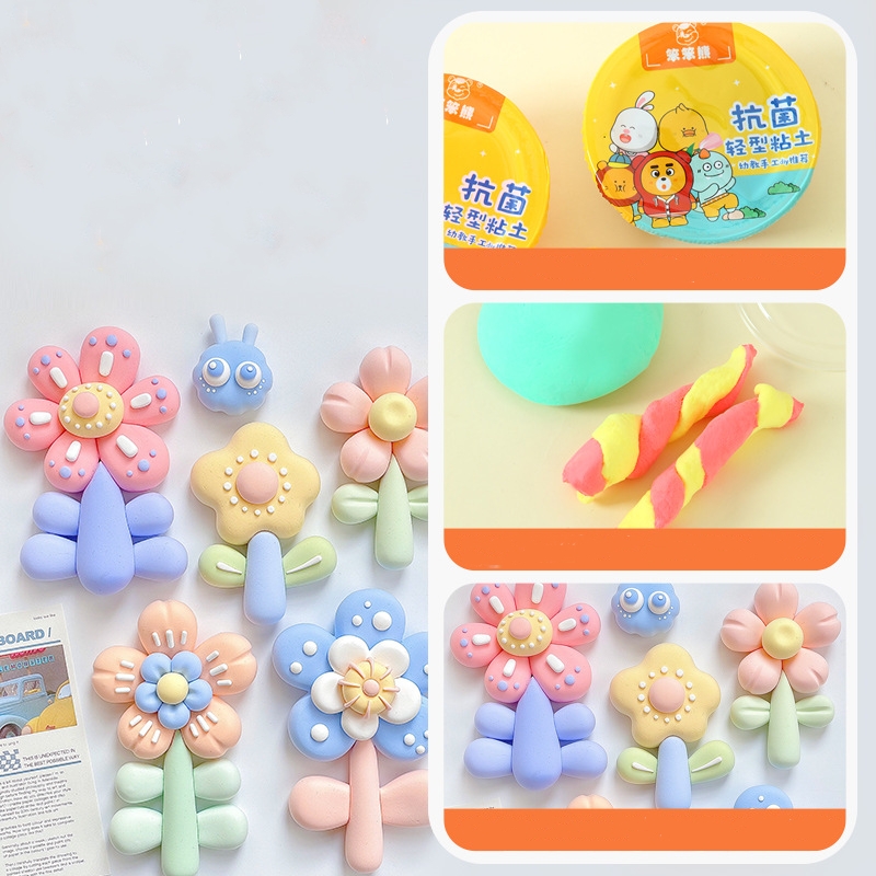 12/24/36 Colors DIY Craft Materials for Preschool Super Light Modeling ...