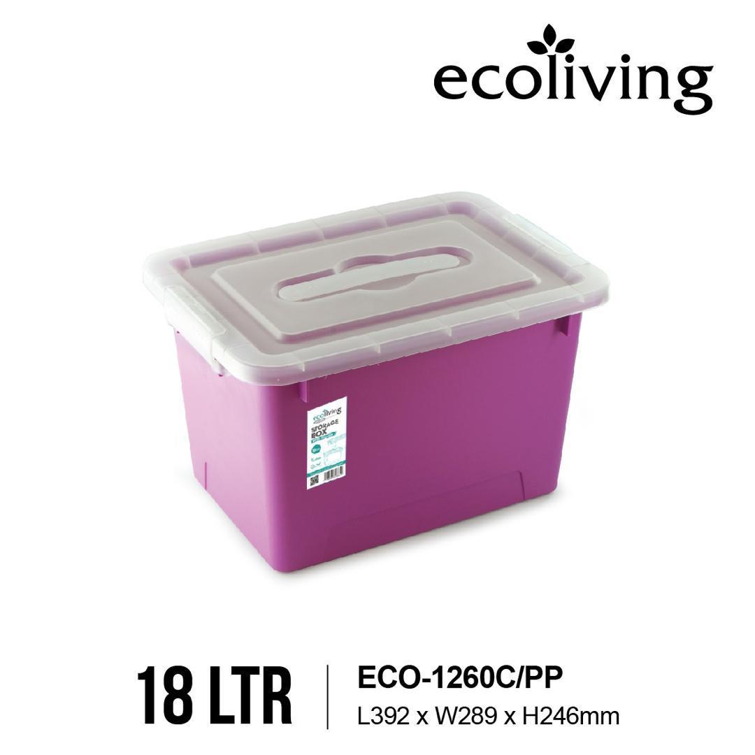 Ecoliving 1260C/PP 18L storage box | Shopee Malaysia