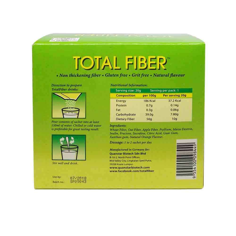 TOTAL FIBER SACHET 20GX15'S (EXP:8/25) | Shopee Malaysia