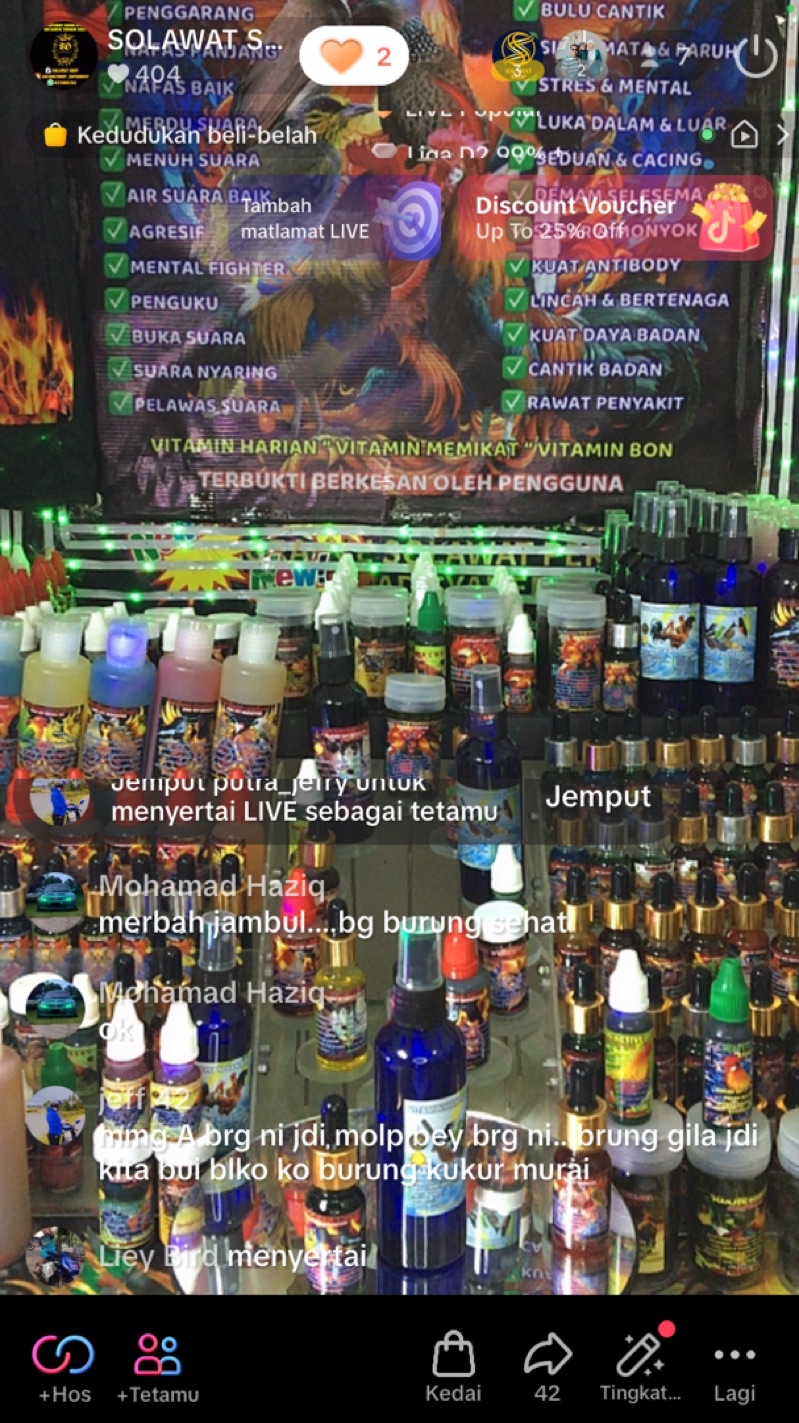 Vitamin suplemen burung pro vit booster 100 plus active vitamin burung ...