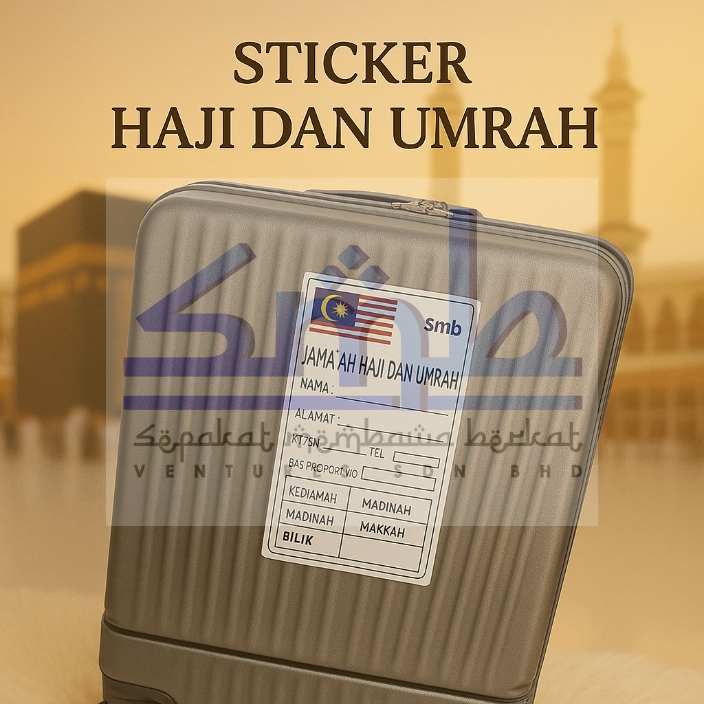 (AGM) Sticker Beg Haji Umrah / Pelekat Beg Haji Umrah | Shopee Malaysia