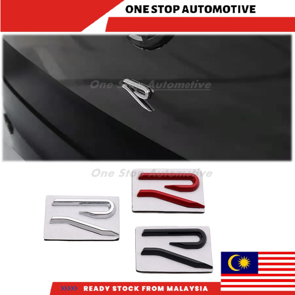 VOLKSWAGEN R-Line Car Emblem Logo VW R Design Golf R Passat Jetta ...