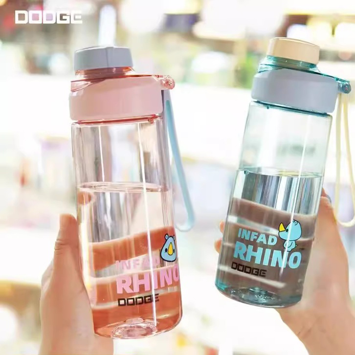 Dodge 650ml Direct Drink Rhino Leakproof Tritan BPA-Free Water Bottle ...