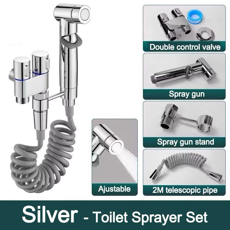 Bidet Spray Set Wall Mounted Matte High Pressure Cleaning Handheld ...