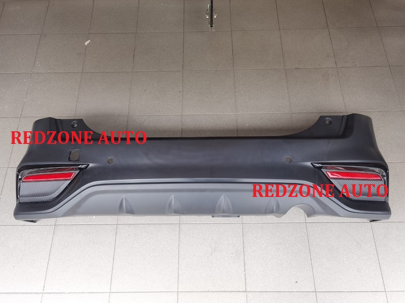 (REAR BUMPER SET-OEM) PERODUA ALZA 2018 REAR BUMPER / BUMPER BELAKANG ...