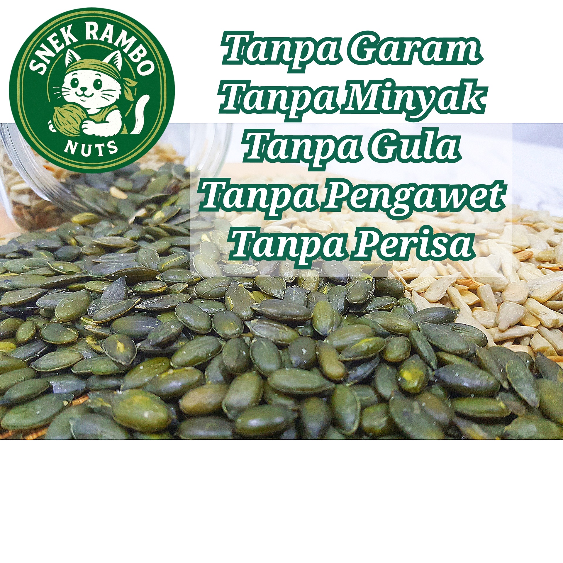 Snek Rambo - Mixed Seeds - Mix Seed - Mix Seeds - Pumpkin Seed Roasted ...