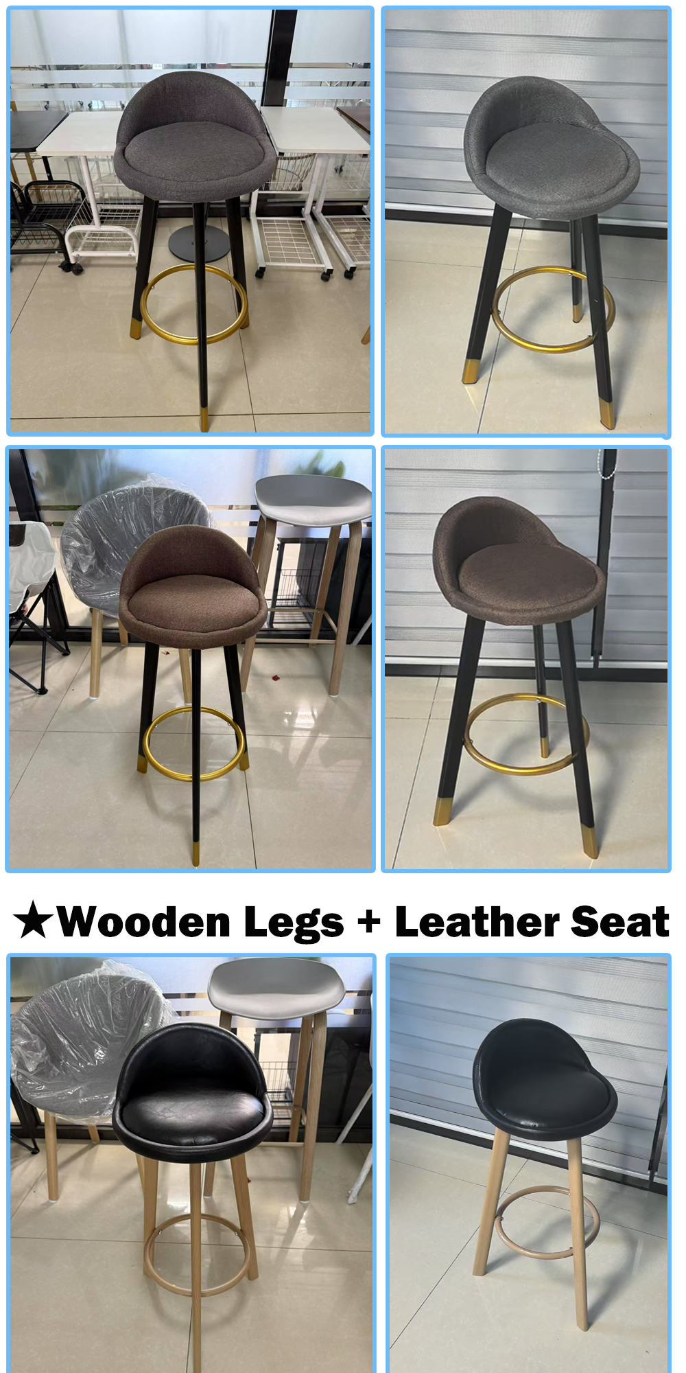 【𝟐-𝟑 𝐝𝐚𝐲𝐬 𝐝𝐞𝐥𝐢𝐯𝐞𝐫𝐲】High Bar Chair丨Metal Bar Stool丨Dining Chair丨Kerusi ...