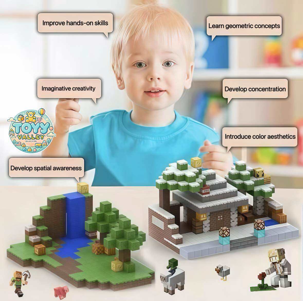 COD Magnet Building Blocks Assembly Toy Game Magnet Block Peripheral ...