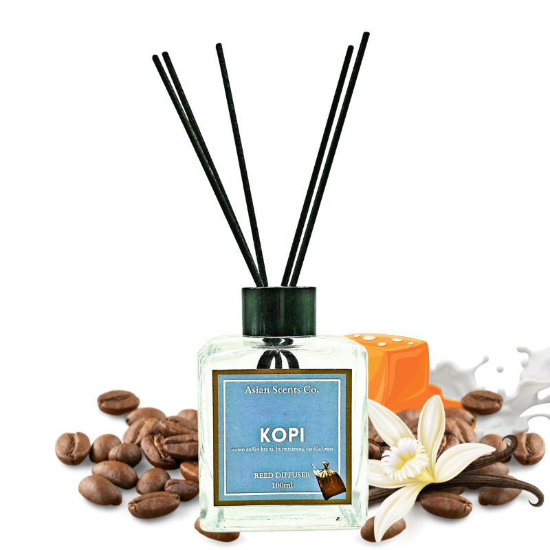 Asian Scents Co. Kopi Reed Diffuser (100ml) | Shopee Malaysia