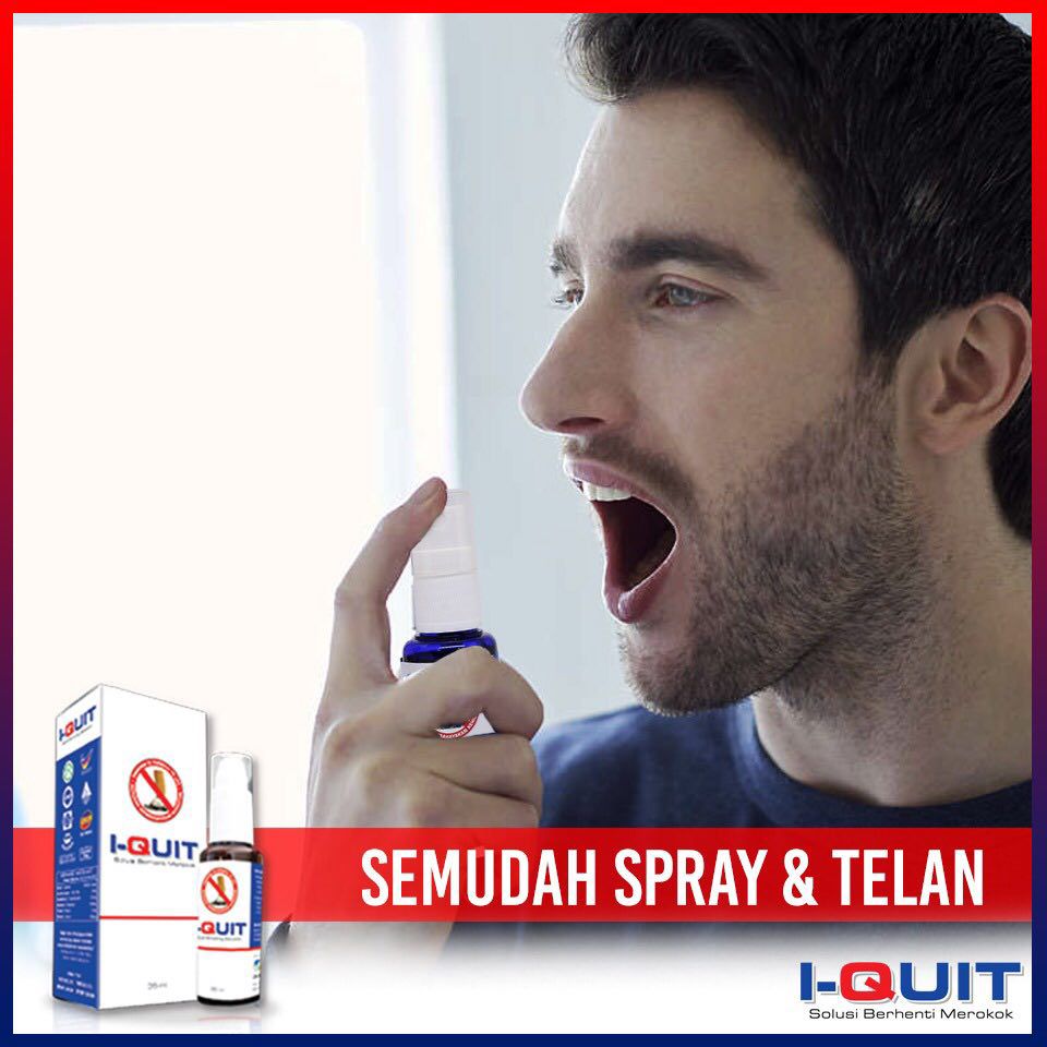 I-QUIT - Spray Berhenti Merokok Paling Power! Kurangkan Ketagihan ...