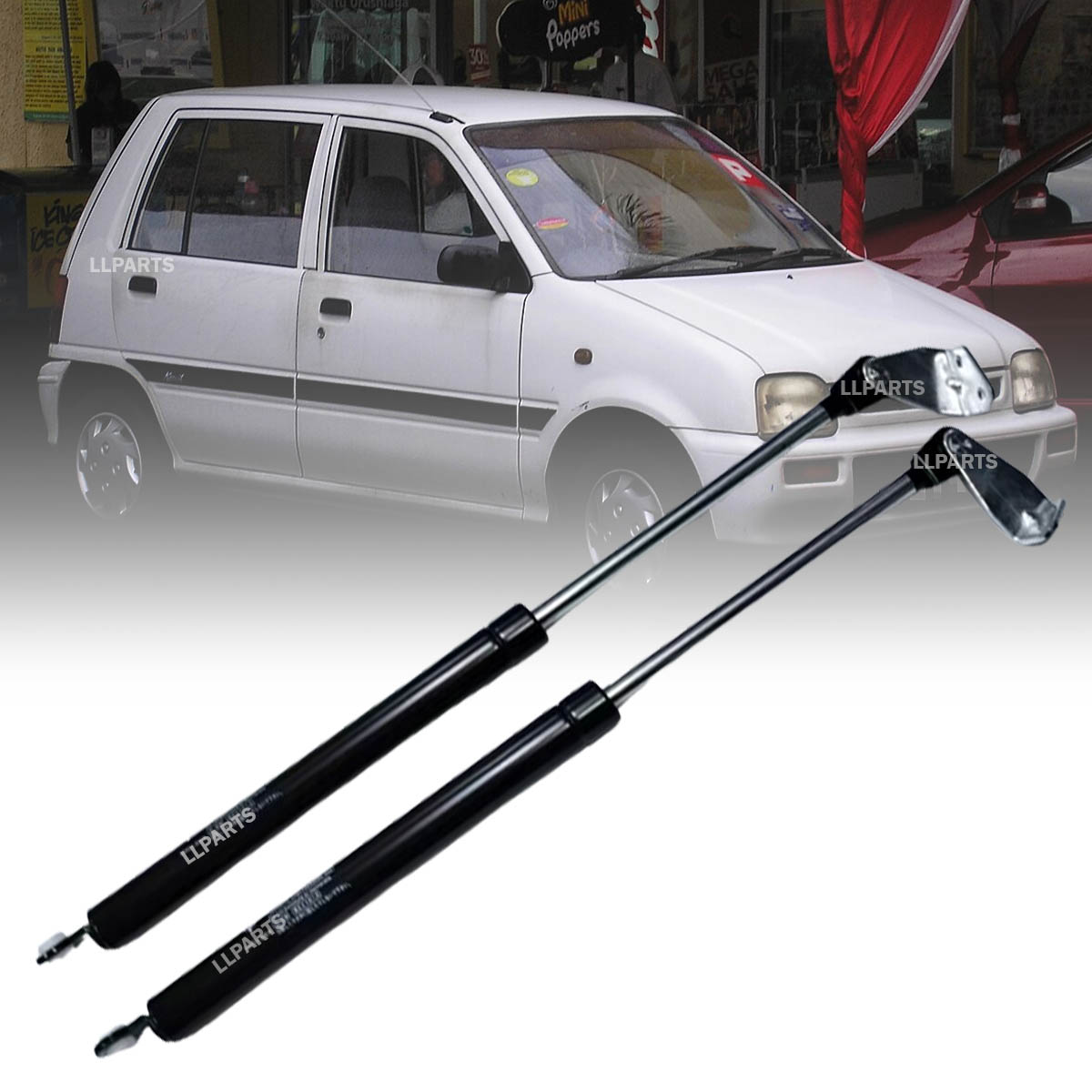 Perodua Kancil Old 1994 Rear Bonnet Damper Absorber Boot Gas Spring Set ...