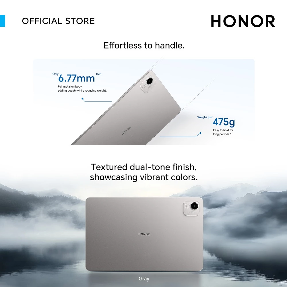 [NEW] HONOR Pad X9a 16(8+8)GB+128GB Tablets 11.5" 120 Hz 2.5K Display ...