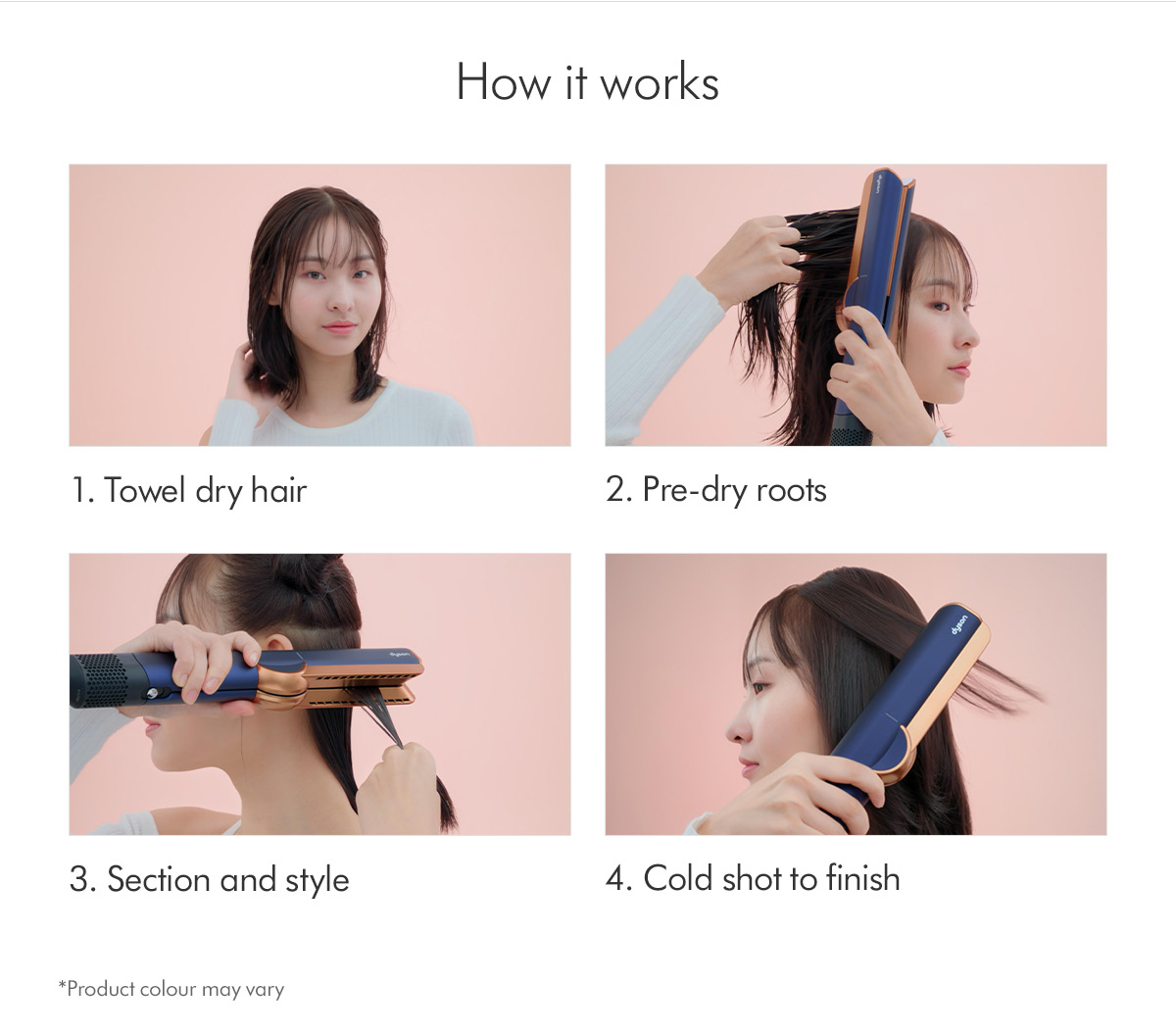 [LIMITED EDITION] Dyson HT01 Airstrait™ straightener (Strawberry Bronze ...