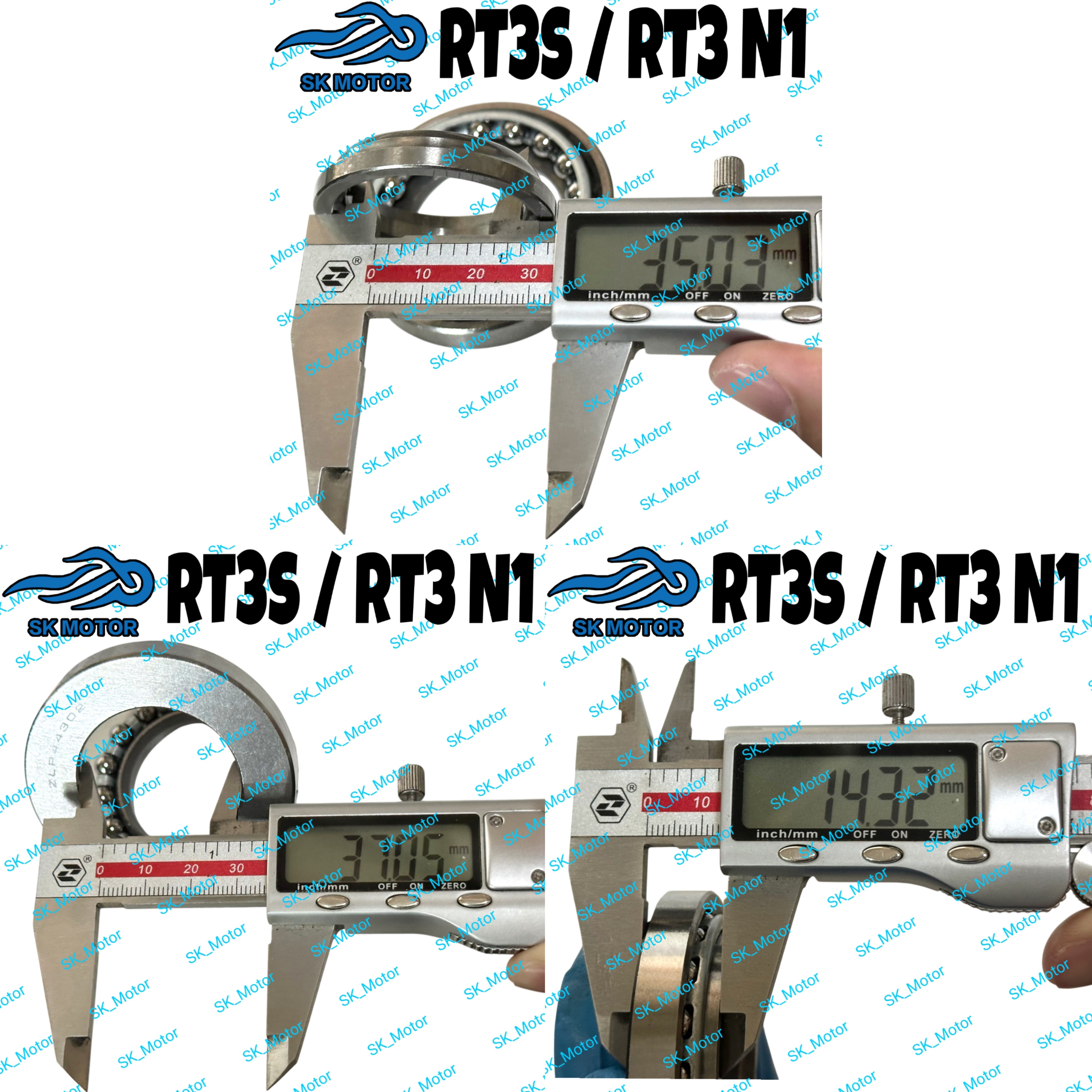 WMOTO RT2 250 RT3 S N1 Original Steering Cone Bearing Upper Lower Check Seat Ring 71200-M288 ...