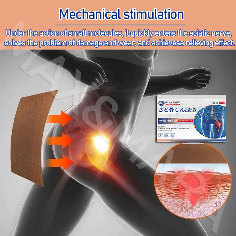 Japan Sciatica Pain Relief Patch 12 pcs/box Back pain relief patch ...