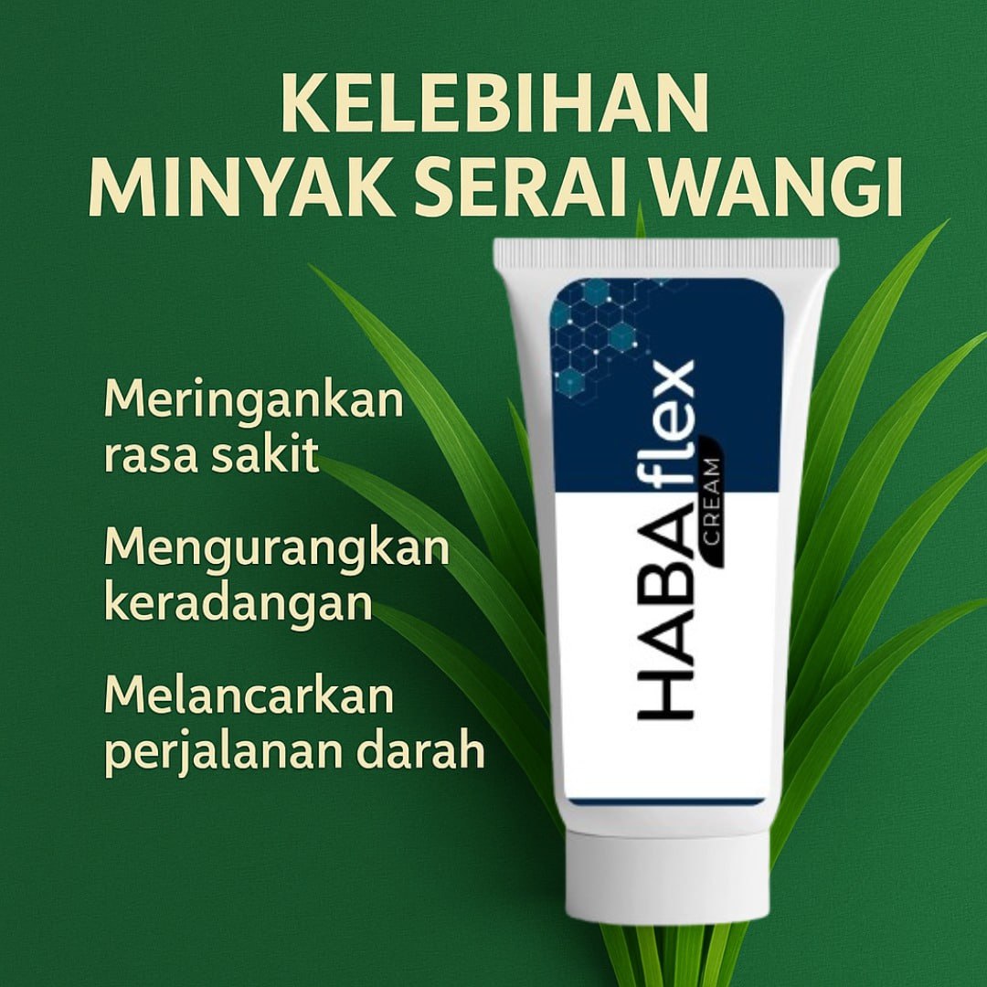 HABAFLEX CREAM ORIGINA HQ LULUS KKM | Krim Lutut dan Sendi khasiat ...