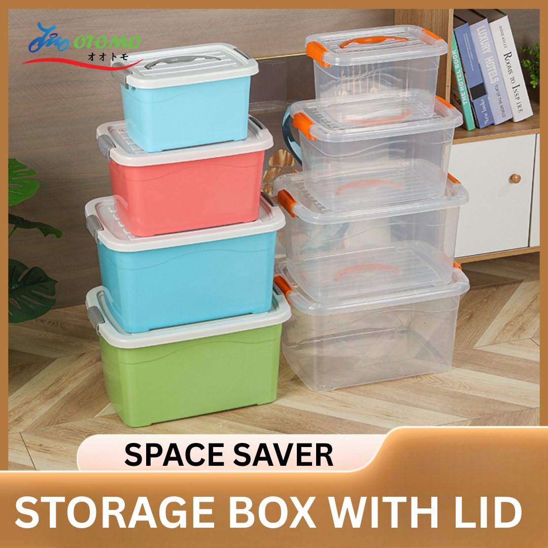 Otomo Multipurpose Storage Box / Kotak Simpanan Transparent Storage Box ...