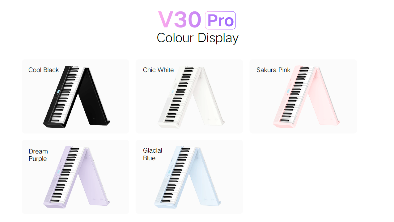 【Upgraded Version】Terence V30 Pro 88 Keys Foldable Piano Electonic Keyboard | Shopee Malaysia