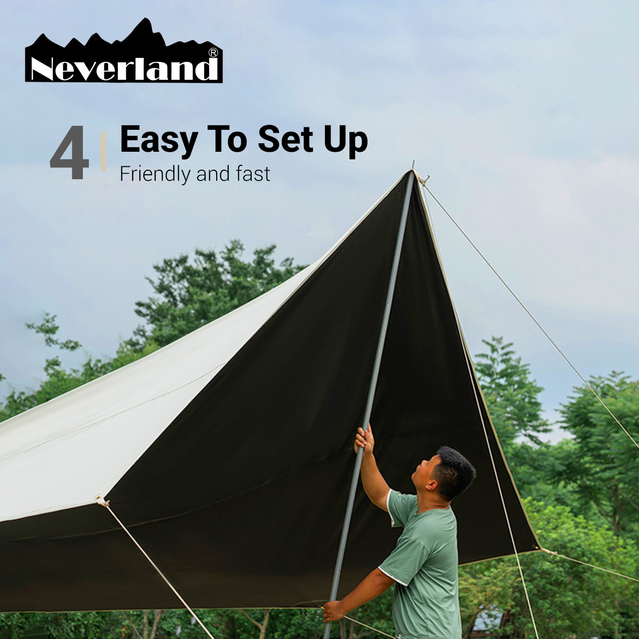 Flysheet Ground Sheet Camping Tent Waterproof Lightweight Khemah Alas ...