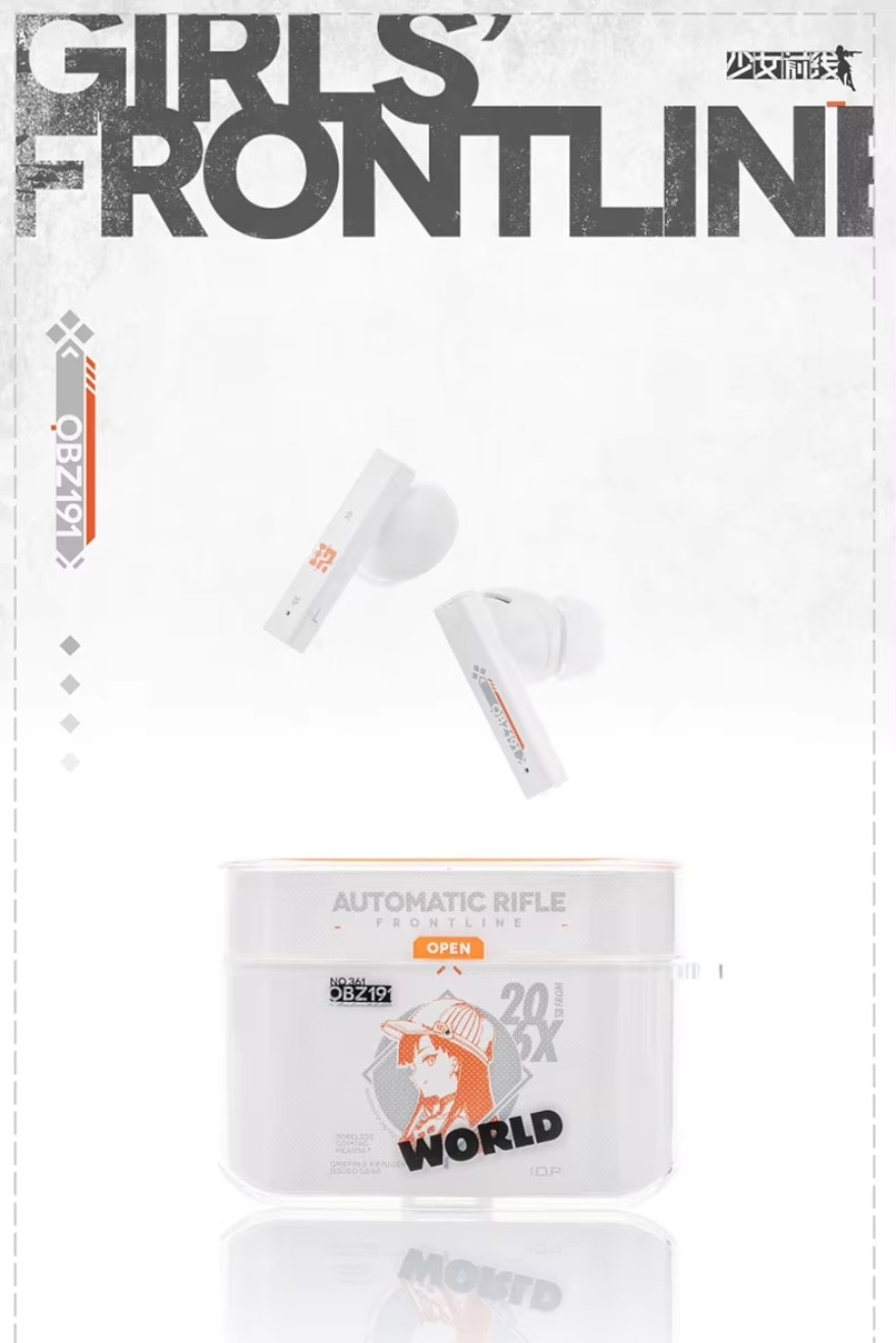 Moondrop Nekocake Girls' Frontline Bluetooth 5.2 Long Battery Life ...