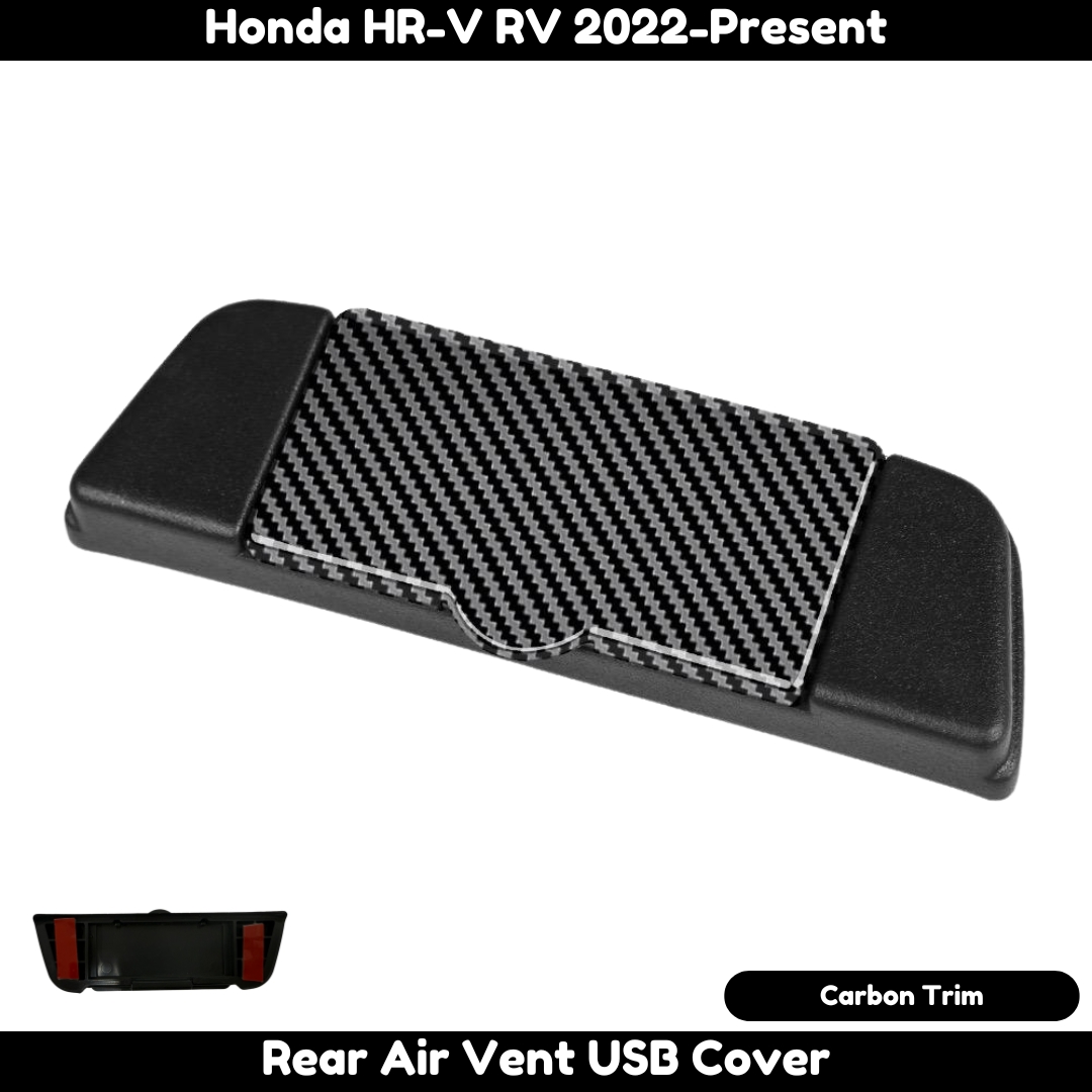 Honda HRV HR-V RV 2022-2025+ Rear USB Cover/Rear Air Vent USB Anti-Dust ...