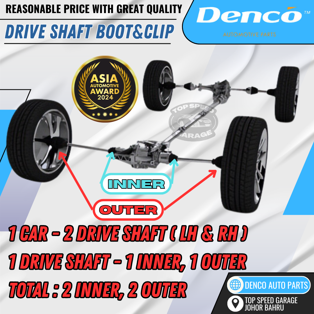 DENCO Drive Shaft Boot Cover - Model Honda Accord SM4 SV4 ( Inner ...