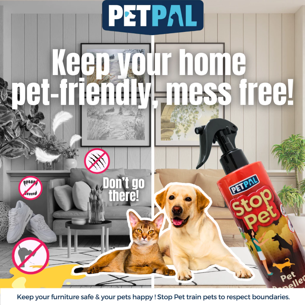 Petpal Stop Pet Keep Off Repellent Spray (Dog & Cat) 280G | Shopee Malaysia