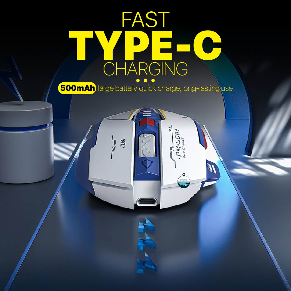 Wireless Gaming Mouse Inphic F9 Rechargeable Mouse Wireless Ergonomic ...