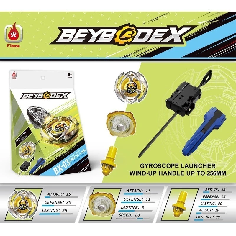 Beyblade X Flame Xtreme Launcher Grip Box Set BX-01 BX-02 BX-03 BX-04 BX-08 UX-01 Beyblade Burst ...