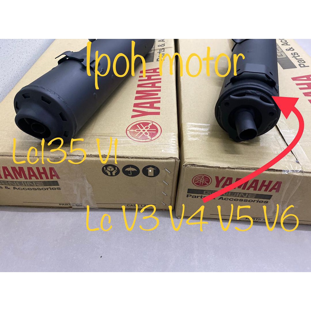 YAMAHA Exhaust Original LC135 55C 55D LC135 V1 V2 V3 V4 V5 V6 V7 MUFFLER 100% Original Yamaha ...
