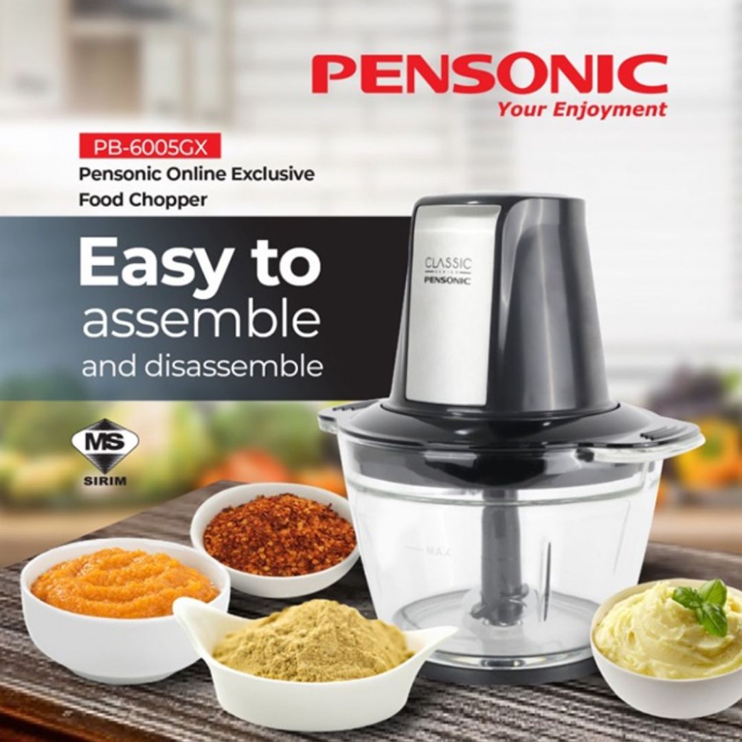 PENSONIC Pencincang Makanan - Food Chopper PB-6005GX | Shopee Malaysia