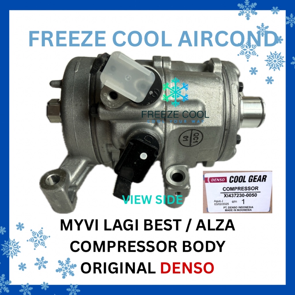 (Original) Myvi Lagi Best / Alza Compressor Original Coolgear Denso ...
